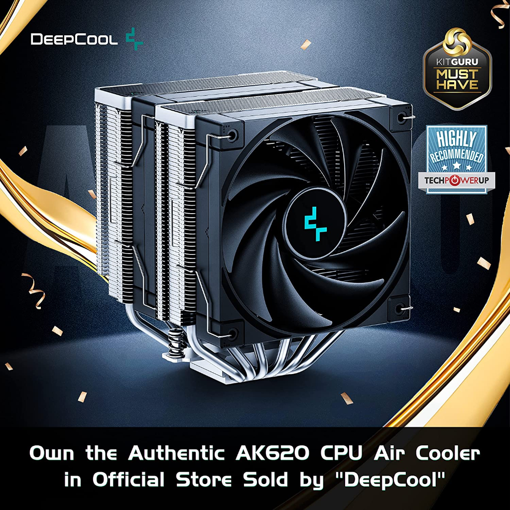 Jual DEEPCOOL AK620 DUAL TOWER CPU PROCESSOR AIR COOLER | Shopee Indonesia