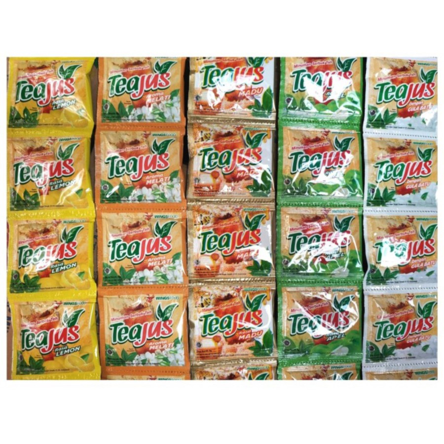 Jual Teajus Minuman Serbuk Teh jus tea jus isi 10x8 gr | Shopee Indonesia