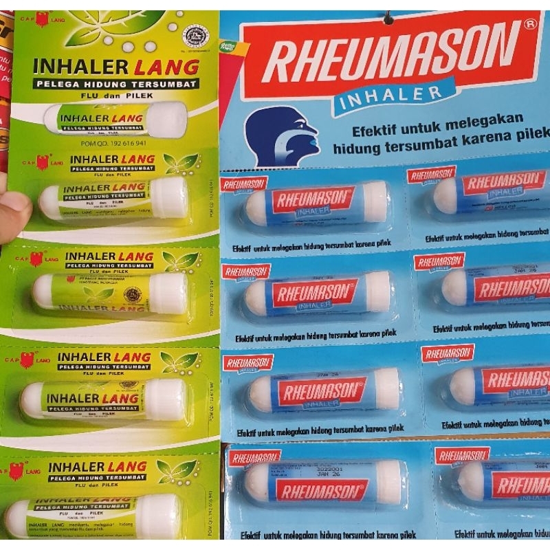 Jual INHALER LANG & INHALER RHEUMASON || Pelega Hidung Tersumbat ...