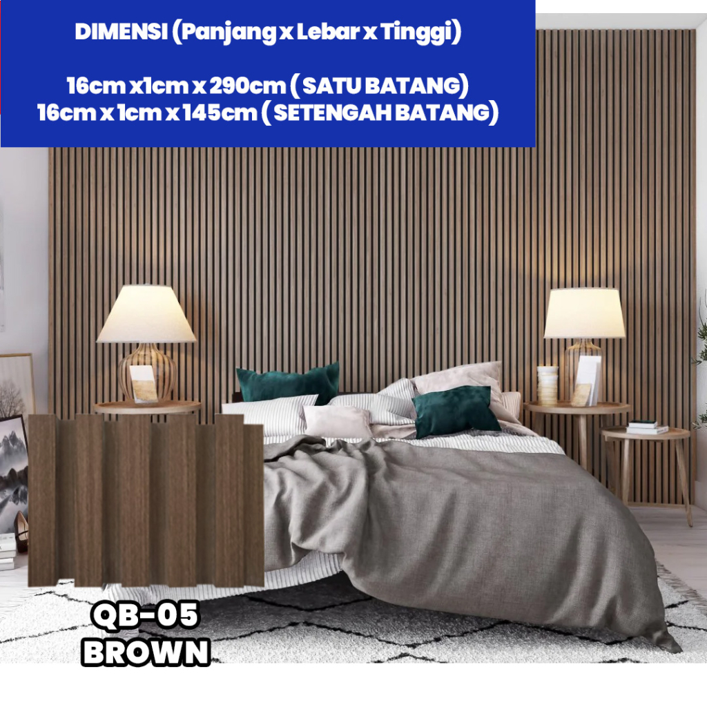 Jual Wood Panel WPC / Wall Panel PVC / Woodpanel Wallpanel Kisi Kisi ...