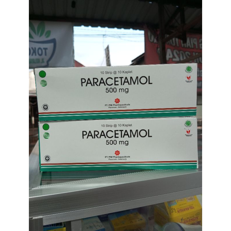 Jual PARACETAMOL PIM 500MG BOX 100 TABLET / PCT PIM | Shopee Indonesia