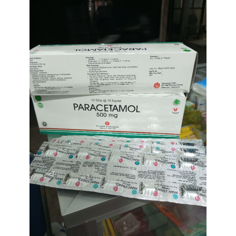 Jual PARACETAMOL PIM 500MG STRIP @10 TABLET / PCT PIM | Shopee Indonesia