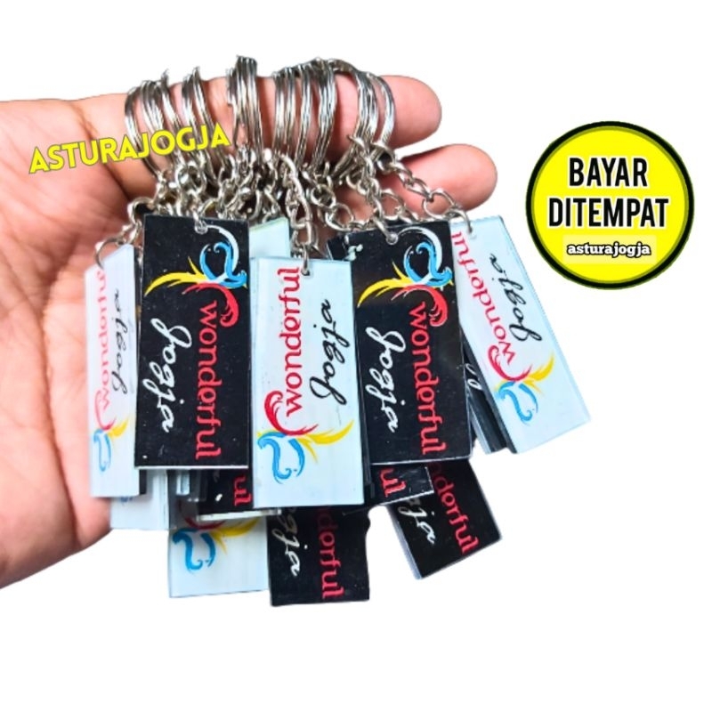 Jual MURAH Gantungan Kunci Jogja Bahan Akrilik Souvenir Oleh Oleh Malioboro | Shopee Indonesia
