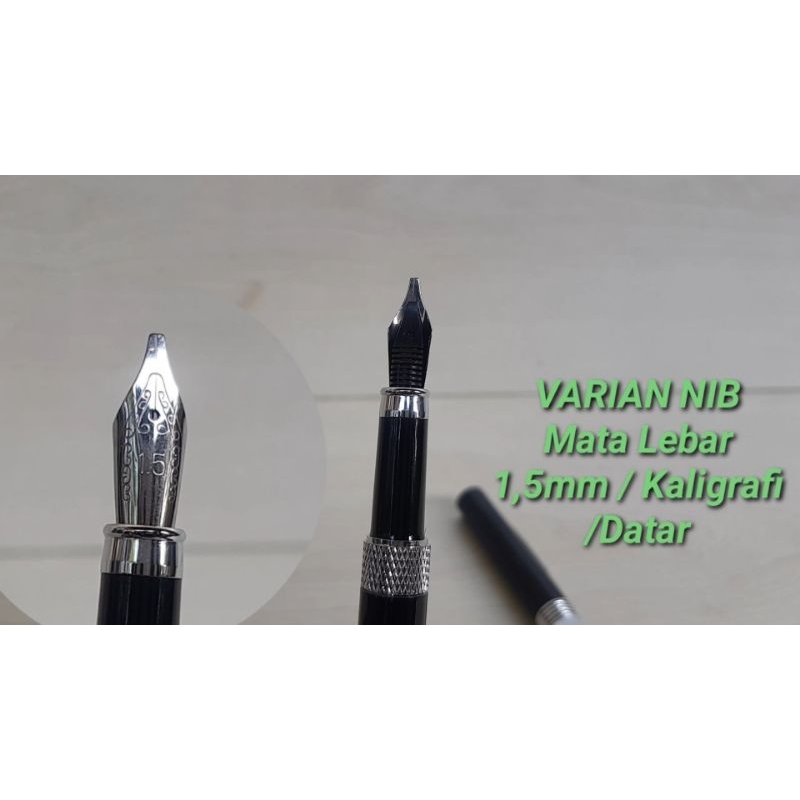 Jual PAKET ECO.. Fountain Pen Genius Black + Tinta Universal KK Ink For ...