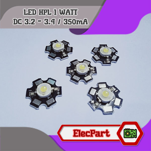Jual Led HPL Super Bright 1 Watt Plus Heatsink Pendingin | Shopee Indonesia