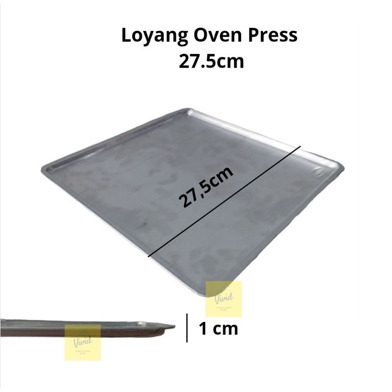 Jual Loyang Oven Press Aluminium No 4 - Piring Oven - Loyang no 4 ...