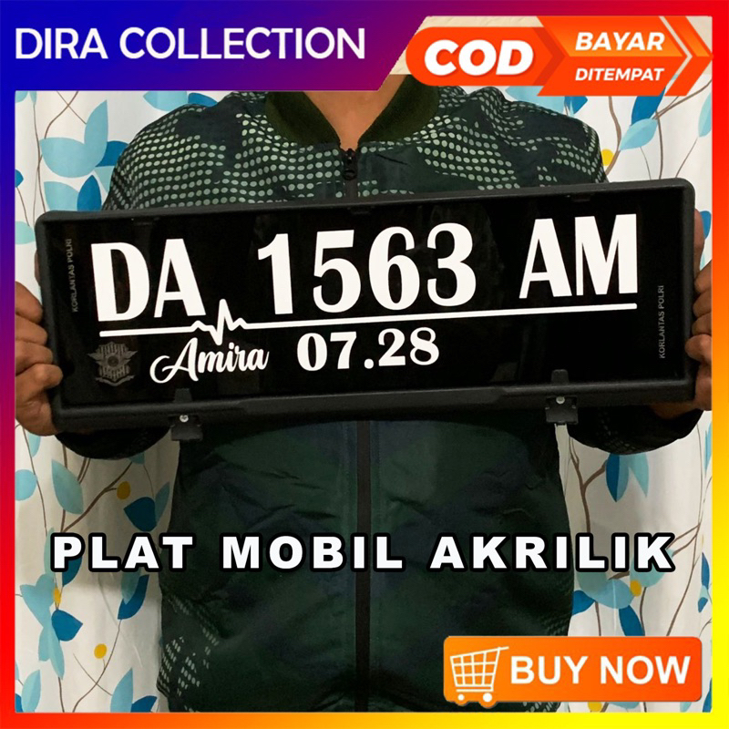 Jual DiRa_Collection25 | PLAT MOBIL AKRILIK POLOS | PLAT MOBIL AKRILIK ...
