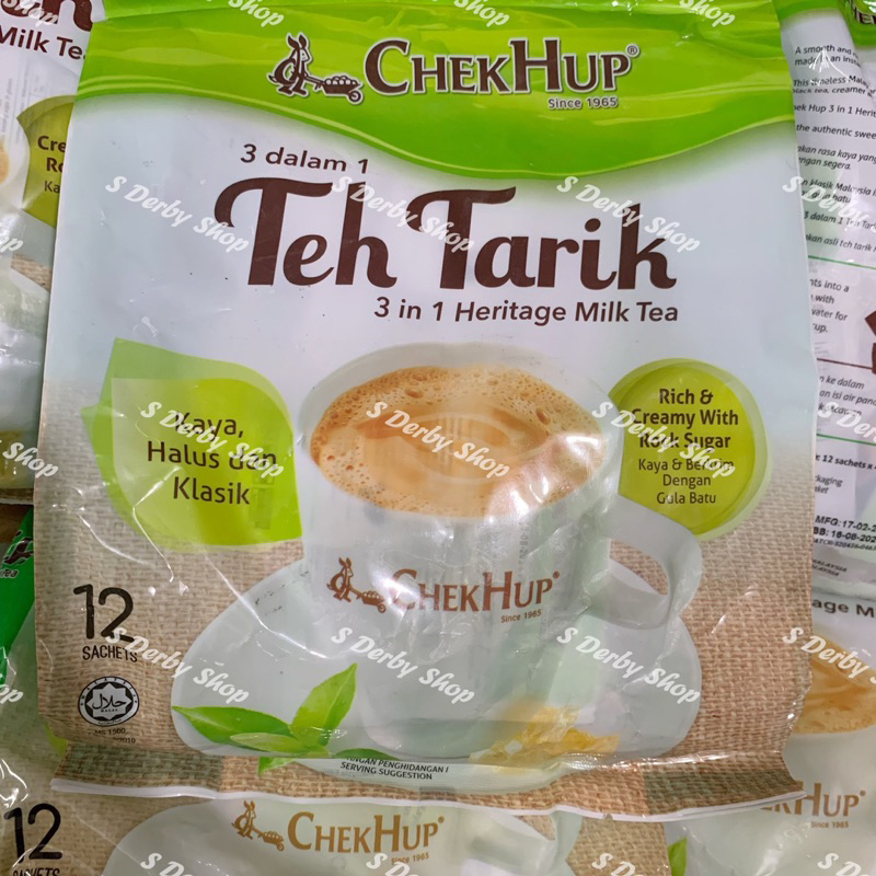Jual Chek Hup Teh Tarik Malaysia Chekhup Milk Tea | Shopee Indonesia