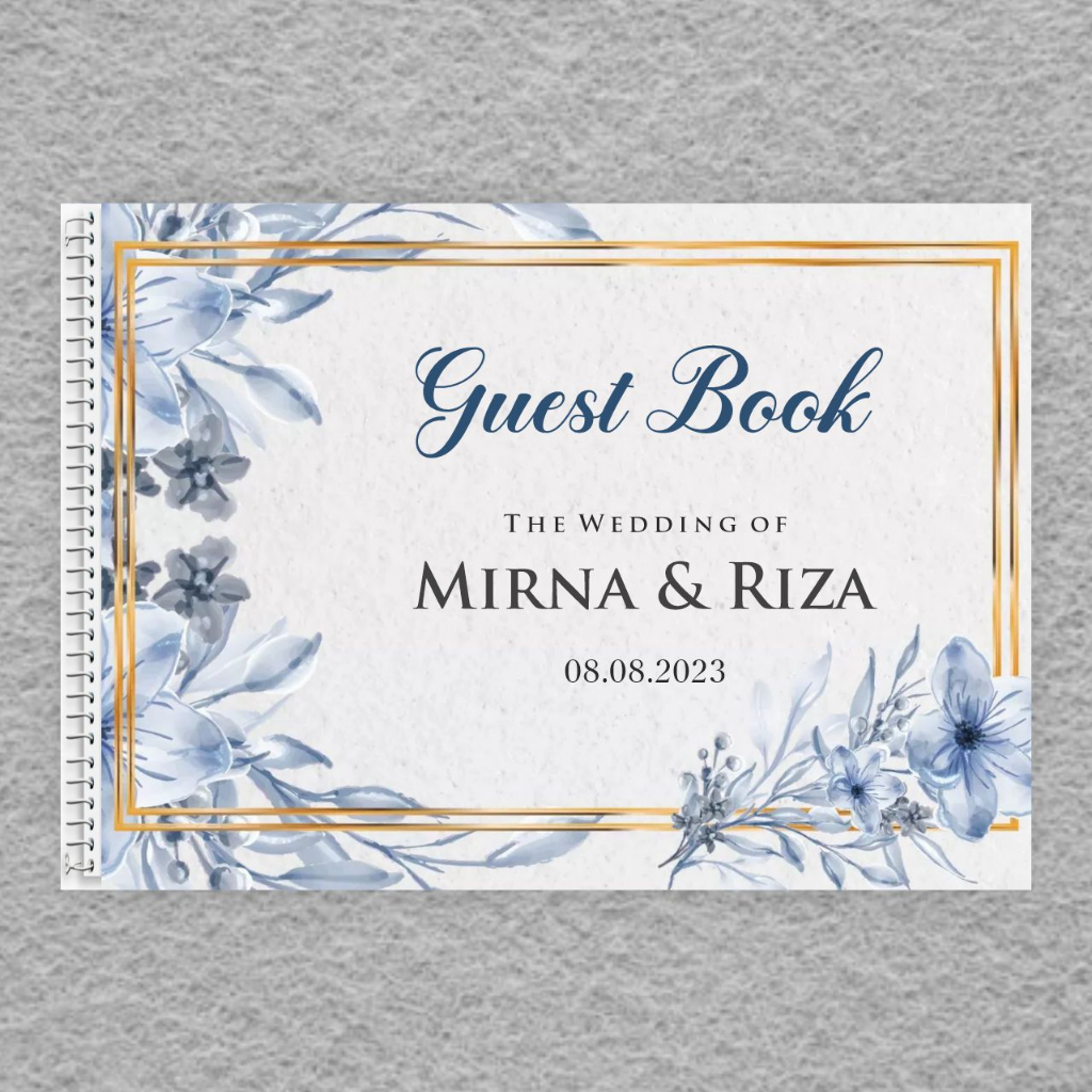 Jual Buku Tamu Pernikahan CUSTOM / wedding Guest Book / wedding book ...