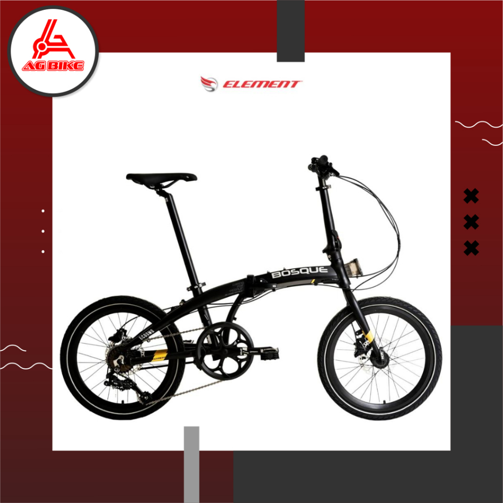 Jual Sepeda Element Folding Bike Ecosmo Bosque X Ukuran 20 inch 8SP ...