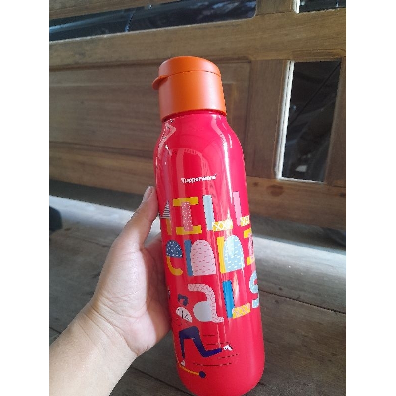 Jual Tupperware botol minum botol eco fancy 750ml tuppy ori | Shopee ...