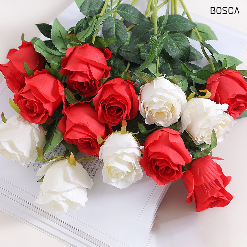 Jual Premium Artificial Rose Flower / Bunga Mawar Ukuran Jumbo 60 cm ...