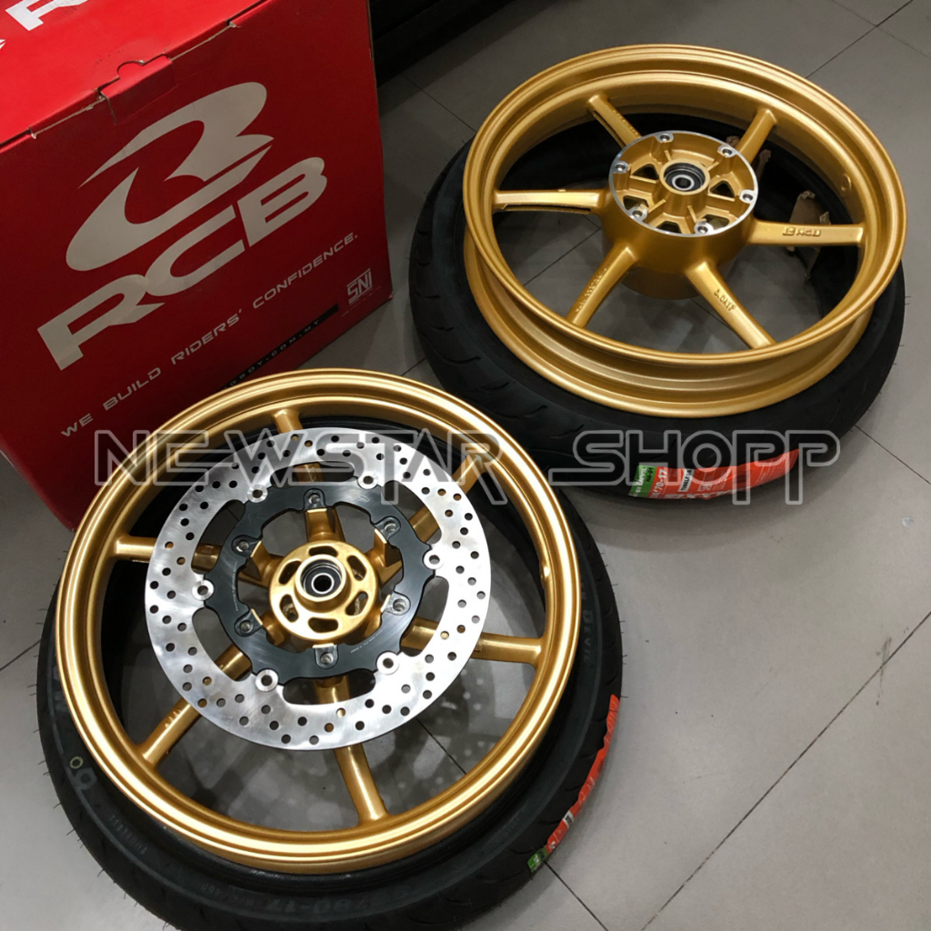 Jual Paketan Velg Racing Ninja RR Palang 6 + Ban Maxxis 110/70 130/70 ...