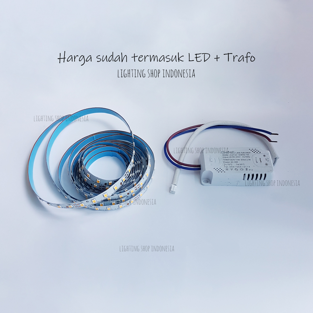 Jual Lampu strip led trafo driver sparepart untuk servis lampu gantung ...