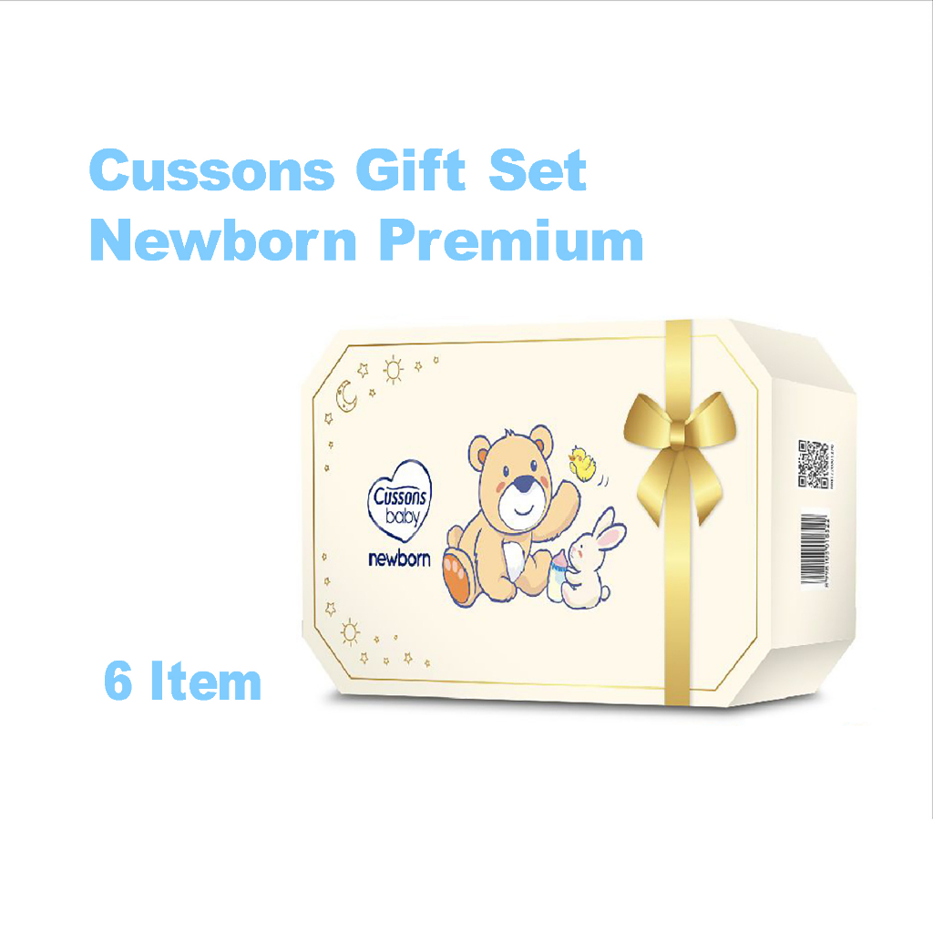 Jual Cussons Baby Gift Set Newborn Premium - Gift Pack 6 Item - Paket ...