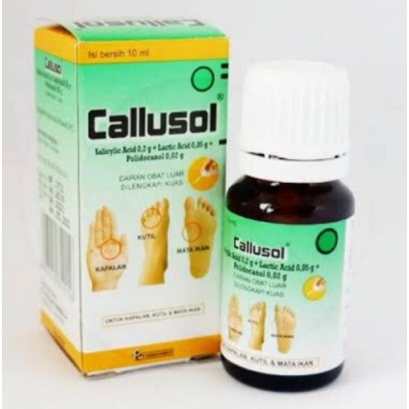 Jual Callusol / Calusol / Kalusol (Mata Ikan Kalusol, Obat Kutil ...
