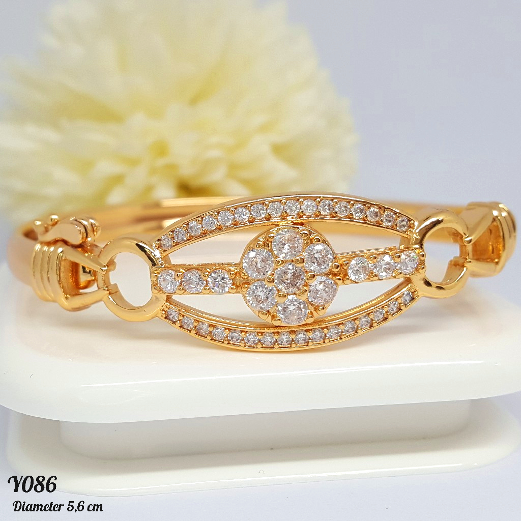 Jual PGX Gelang Xuping Wanita Bangkok Bangle Aksesoris Perhiasan Lapis ...