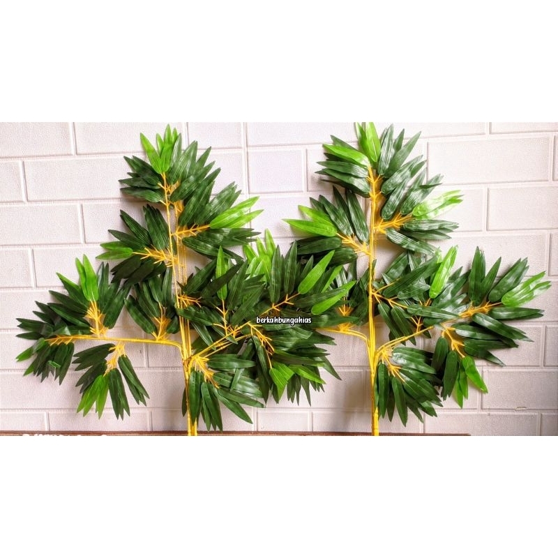 Jual Daun Bambu Artificial - Daun Bambu Plastik - Daun Bambu Dekorasi ...
