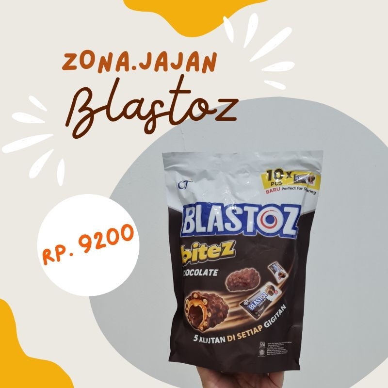 Jual Blastoz Bitez Chocolate (10 x 8g) | Shopee Indonesia
