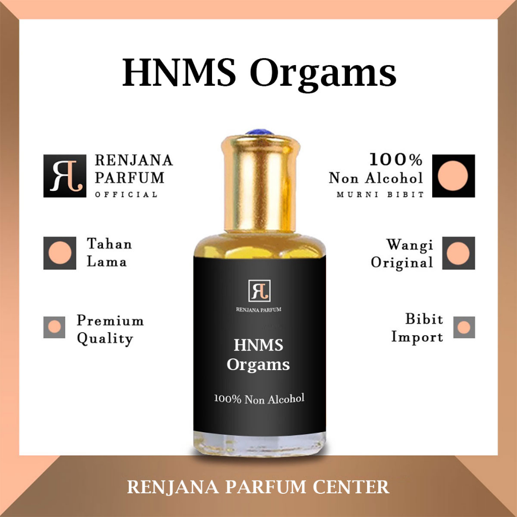 Jual Parfum Minyak Wangi HNMS Orgams - Kemasan Roll On Oles - 100% Non ...