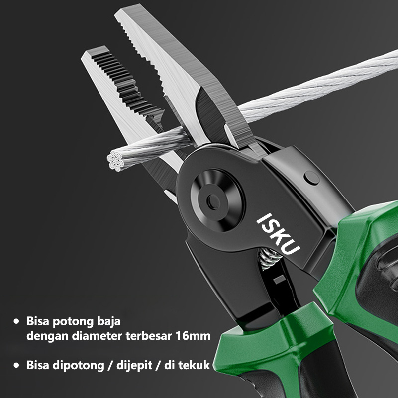 Jual Isku Tang Kombinasi Multifungsi 5 In 1 Tang Kawat/Tang Jepit/Tang ...