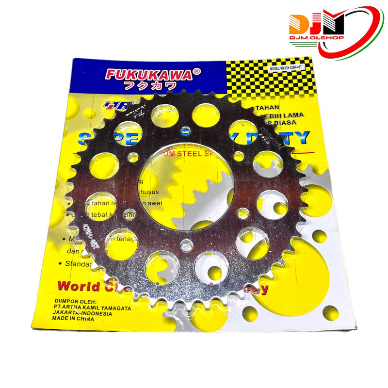 Jual GEAR SET PAKET MODEL SSS RANTAI 428H GOLD VIXION OLD - VIXION NEW ...