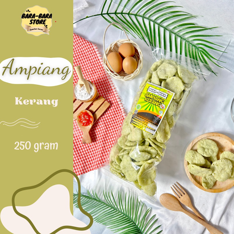 Jual Ampiang kerang /getas Bangka/ kretek/cemilan instan /snack kemasan ...