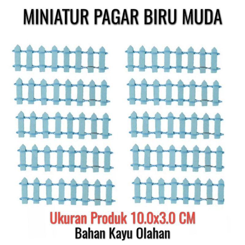 Jual MINIATUR PAGAR 10X3 CM 10 PCS | Shopee Indonesia