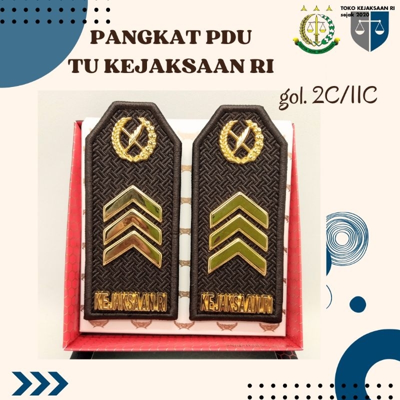 Jual PANGKAT PDUK PDUB KEJAKSAAN RI TU GOLONGAN IIC II C 2C | Shopee ...