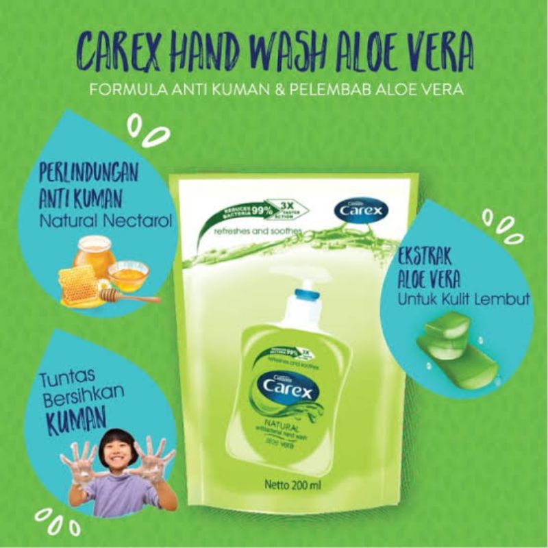 Jual carex hand wash/sabun cuci tangan ukuran 200ML | Shopee Indonesia