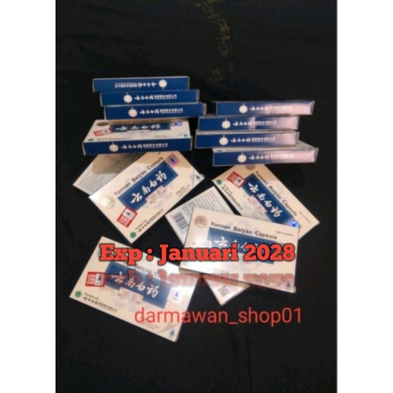 Jual YUNNAN BAIYAO CAPSULE ASLI (ISI 16 CAPSUL) PT SARAS SUBUR ABADI) | Shopee Indonesia