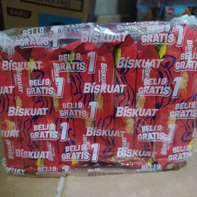 Jual Biskuat Biskuit Susu Renceng 2000 isi 9 Keping | Shopee Indonesia
