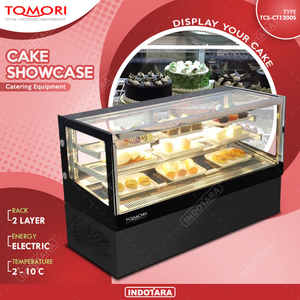 Jual Tomori Cake Showcase Cooler TCS-CT1200S | Shopee Indonesia