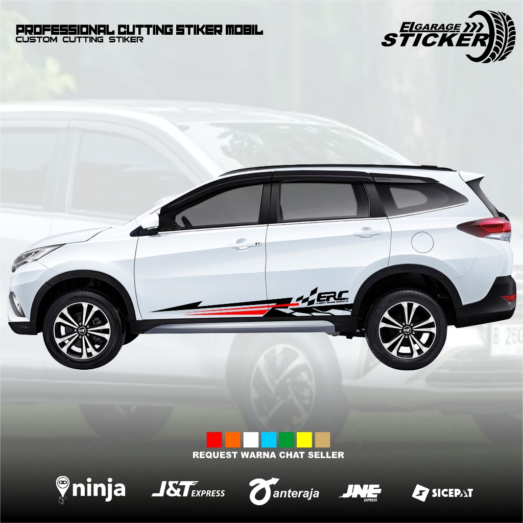 Jual Stiker mobil rush terbaru cutting stiker body samping simple all ...