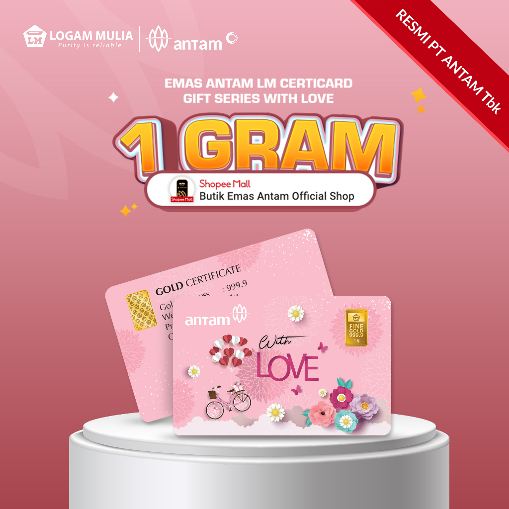 Jual Emas Antam LM Gift Series With Love - 1 gr | Shopee Indonesia