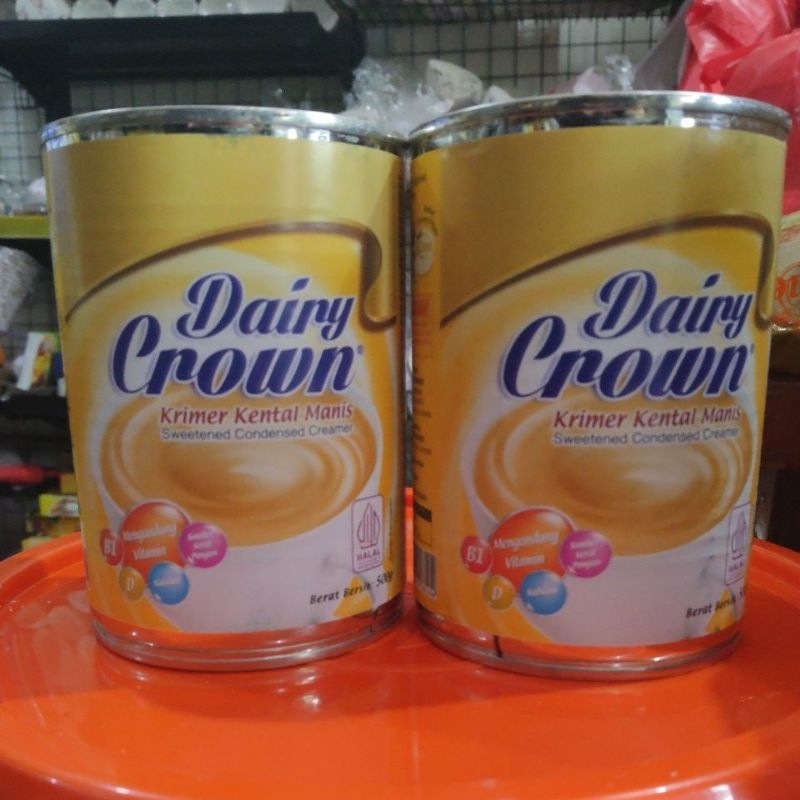 Jual susu kental manis dairy crown 500gr | Shopee Indonesia