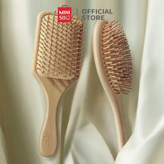 Jual MINISO Sisir Rambut Sikat Kayu Sisir Airbag Pijat Hair Brush ...