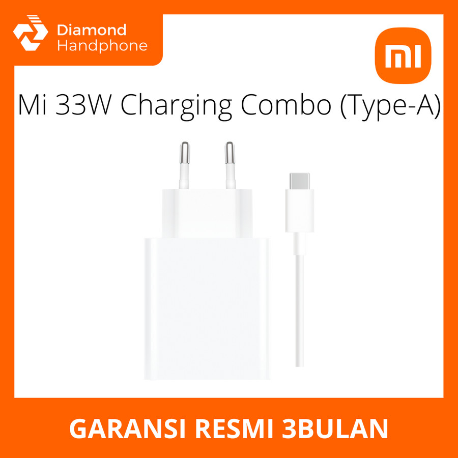 Jual Xiaomi Mi 33W Charging Combo ( Type-A ) Kepala HP | Shopee Indonesia