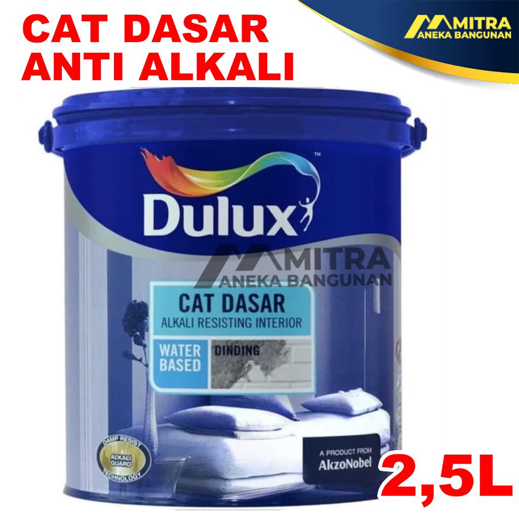 Jual DULUX CAT DASAR ALKALI RESISTING INTERIOR 2,5 LITER / SEALER ...