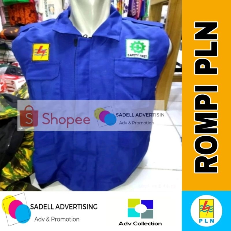 Jual Rompi PLN Rompi Safety PLN Biru | Shopee Indonesia