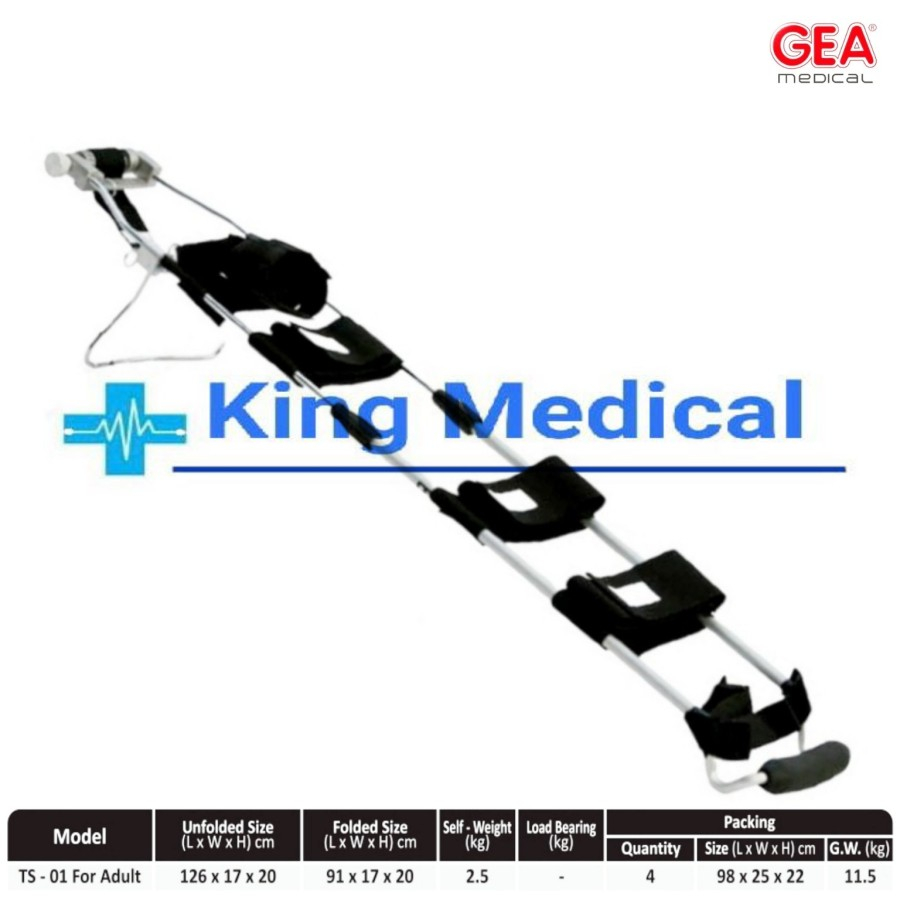 Jual Traction Splint Adult GEA TS-01/Tandu Traksi Dewasa | Shopee Indonesia