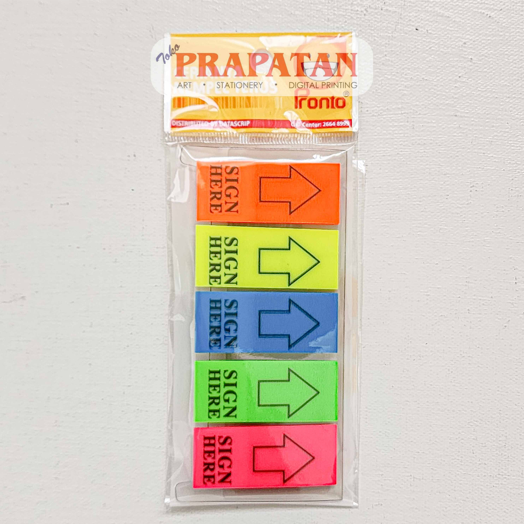 Jual Pronto Sign Here Arrow Indexer | Penanda Tanda Tangan | Shopee ...