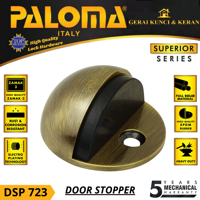 Jual Penahan Pintu DOOR STOPPER PALOMA DSP 723 Lantai Floor Antique ...