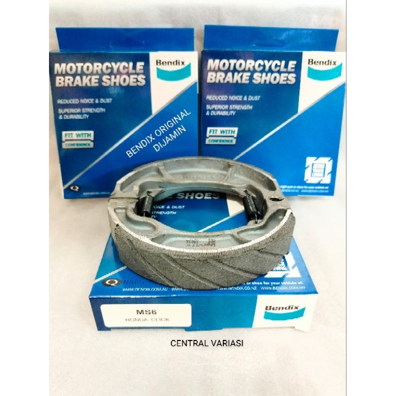Jual KAMPAS REM TROMOL BELAKANG BENDIX MS6 BEAT GENIO VARIO SCOOPY PCX ...