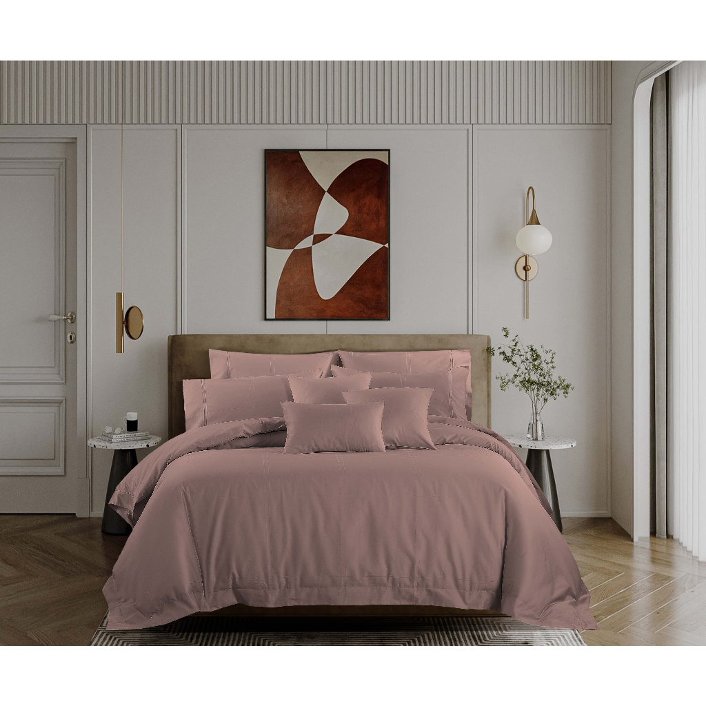Jual Akemi Cotton Selection Affi Andie Misty Burgundy Bed sheet set | Shopee Indonesia