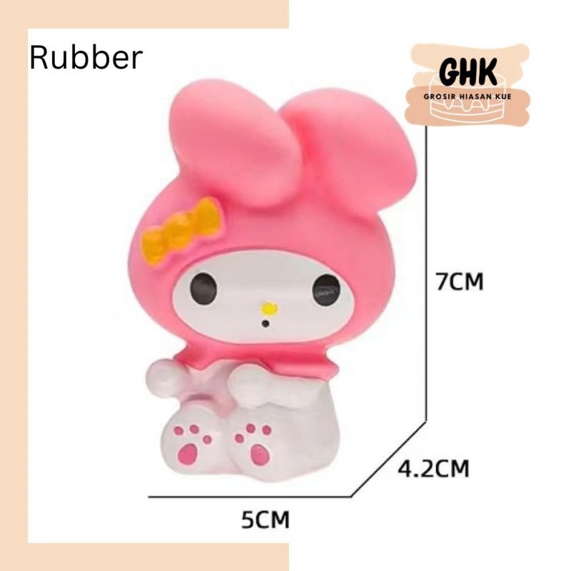 Jual Cake Topper Hello Kitty My Melody Kuromi Cinnamoroll TERLENGKAP ...
