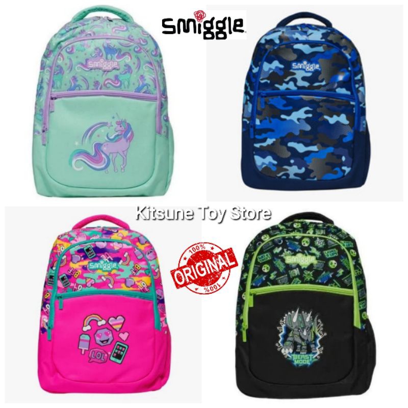 Jual Smiggle Classic Dash Backpack Bag Original - Tas Ransel Sekolah ...