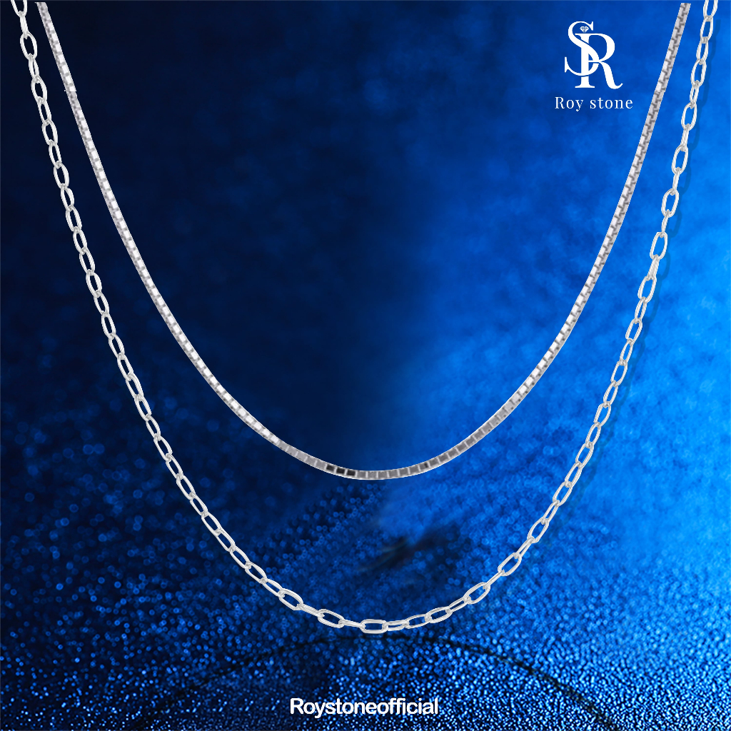 Jual RoyStone - Kalung Rantai Silver 925 Original - Chain Necklace Original Design Perhiasan ...