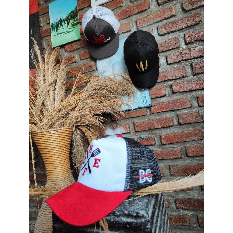 Jual TOPI CHEF CANVAS Model Jaring-jaring | Shopee Indonesia