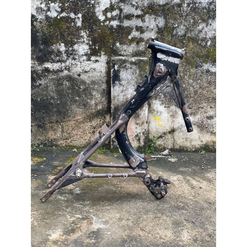 Jual Rangka CB 100 Rangka Tatanan Jejeg Sudah Segrek K2 Begel Panjang Bahan Rangka Depan Megapro ...